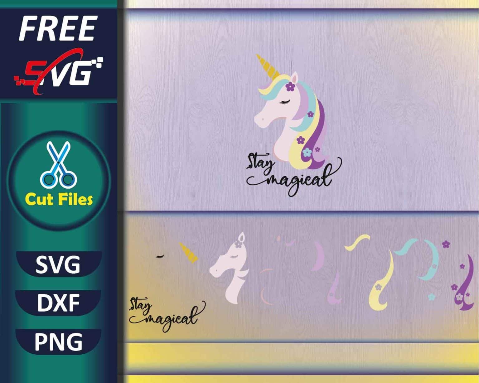 Unicorn Stay Magical SVG Free | freesvg.art