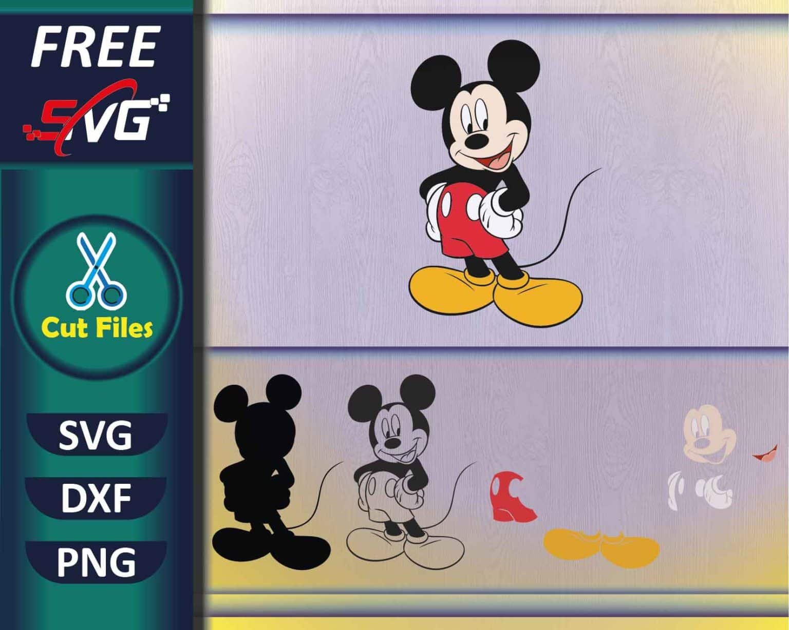 Mickey Mouse SVG Free - freesvg.art
