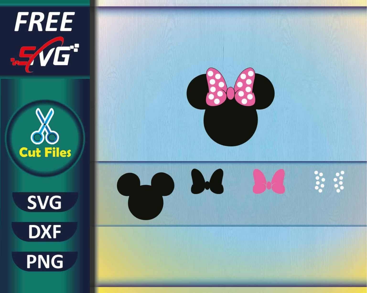 Minnie Mouse silhouette SVG Free - freesvg.art