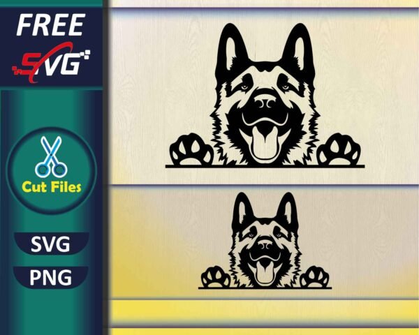 German Shepherd SVG Free, Cut files for Cricut