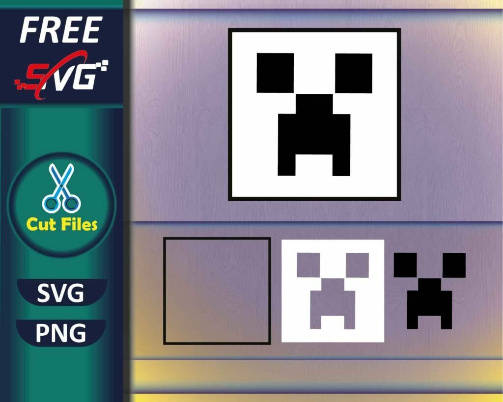 Minecraft SVG Free, Cricut Design