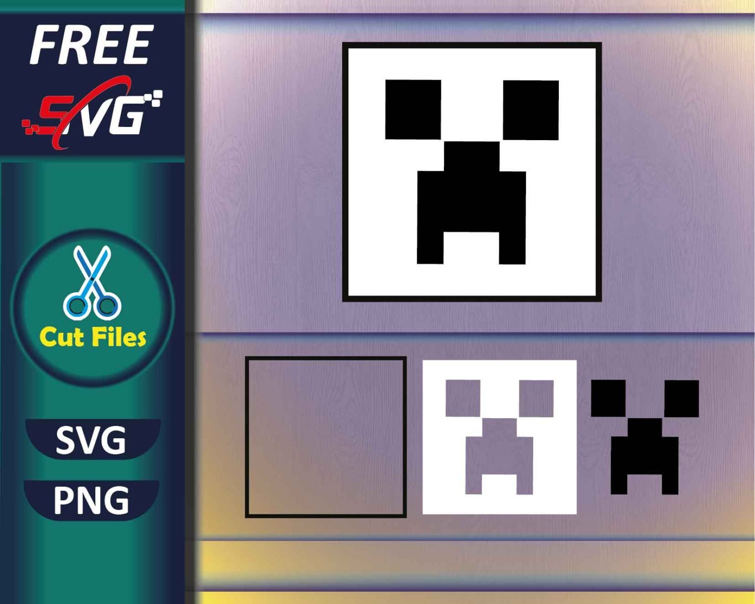 Minecraft SVG Free, Cricut Design