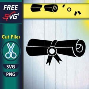 Diploma SVG Free for Cricut