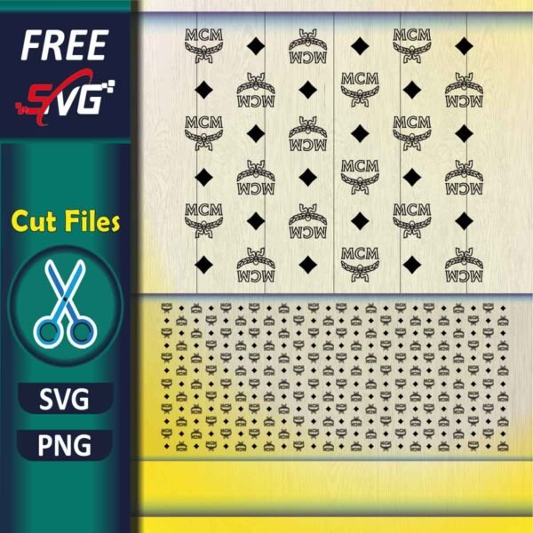 MCM pattern SVG Free Download