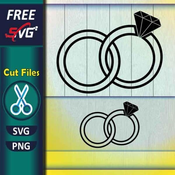 Engagement ring SVG Free, Wedding Ring SVG | freesvg.art