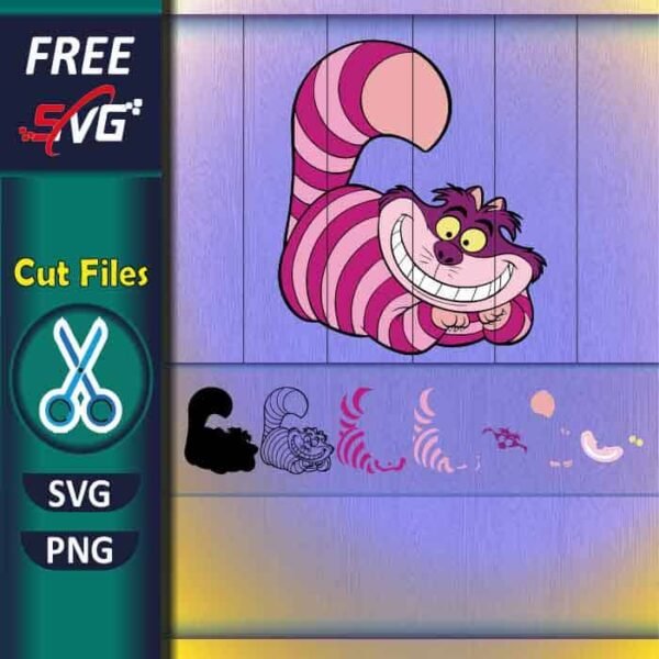 Cheshire Cat smile SVG Free, Alice in wonderland SVG | freesvg.art