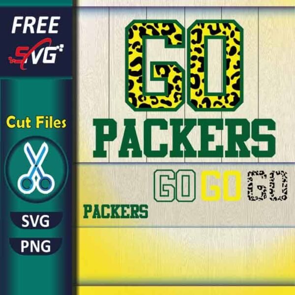 Go Packers SVG Free | Green Bay Packers Leopard SVG