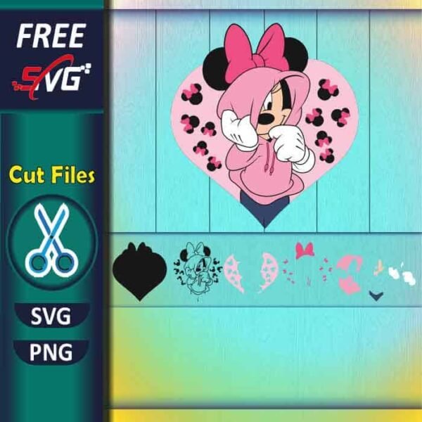 Minnie Mouse SVG free for Cricut - freesvg.art