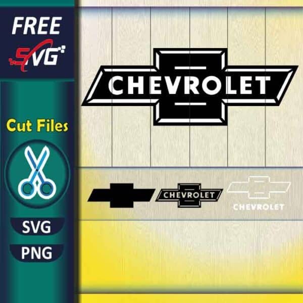 Chevrolet logo SVG free for Cricut, chevy emblem SVG free