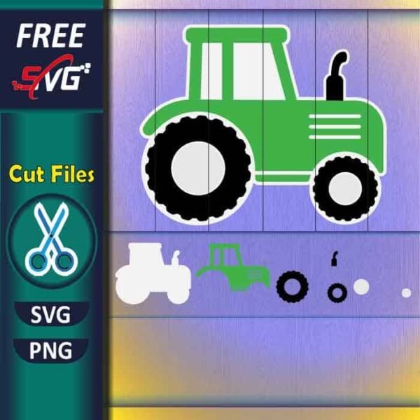 Tractor SVG free, Kid's tractor SVG free for Cricut - freesvg.art
