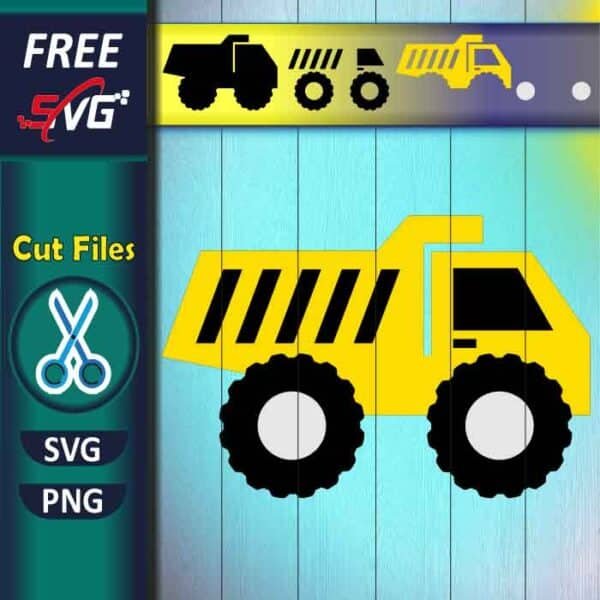 Construction dump truck SVG free | Free SVG Files