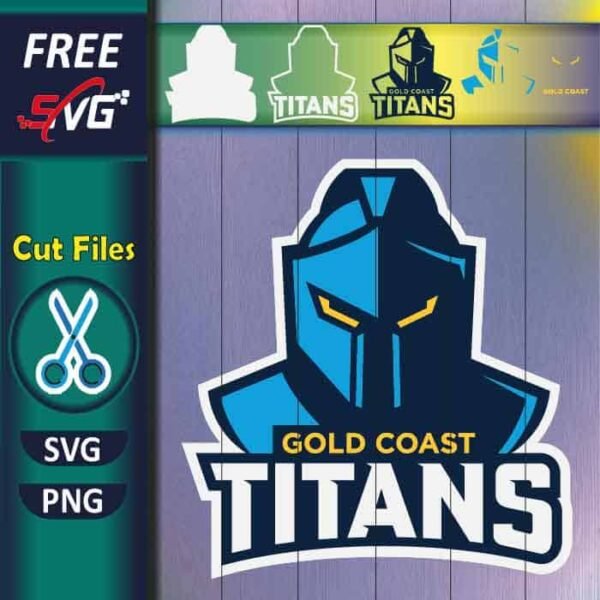 Gold Coast Titans Logo SVG free | Free SVG Files