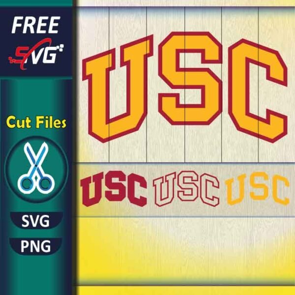 USC Logo SVG free, Southern California Trojans Logo | Free SVG Files