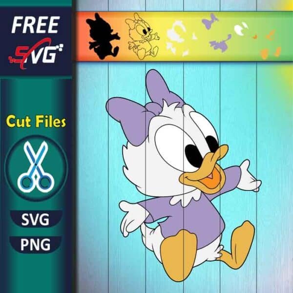 Baby Daisy duck SVG free | Free SVG Files