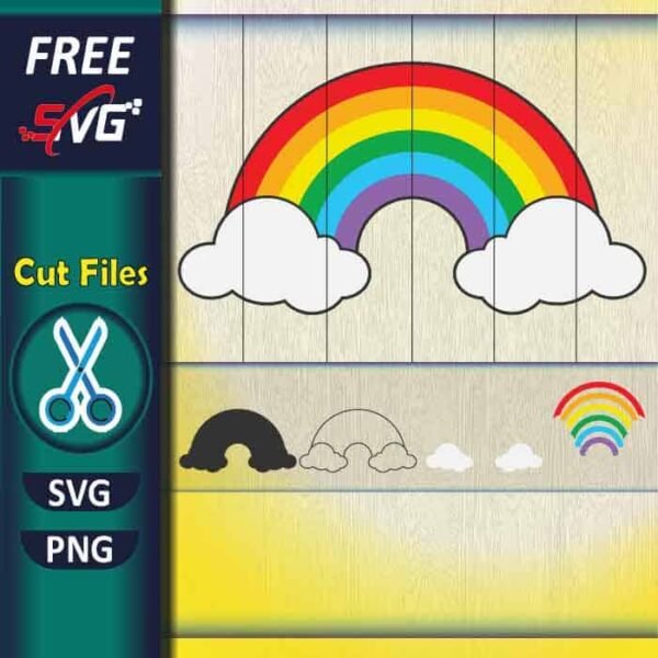 Free rainbow SVG for Cricut | Free SVG Files