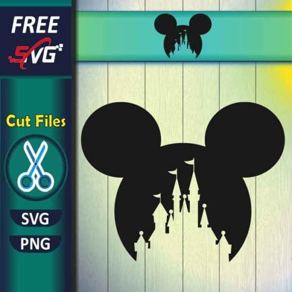 Free Disney Castle SVG, Disney Castle silhouette SVG