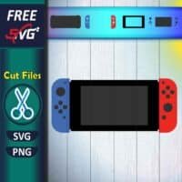 Video Game Controller Layered SVG free, Nintendo Switch SVG
