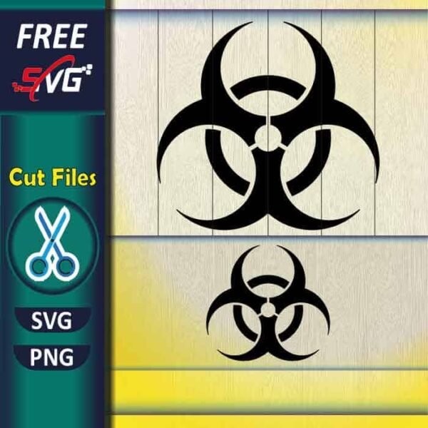 Biohazard symbol SVG free