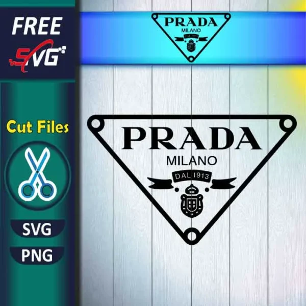Prada Triangle Logo SVG free