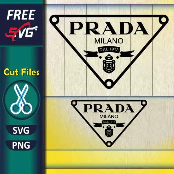 Prada Triangle Logo SVG free